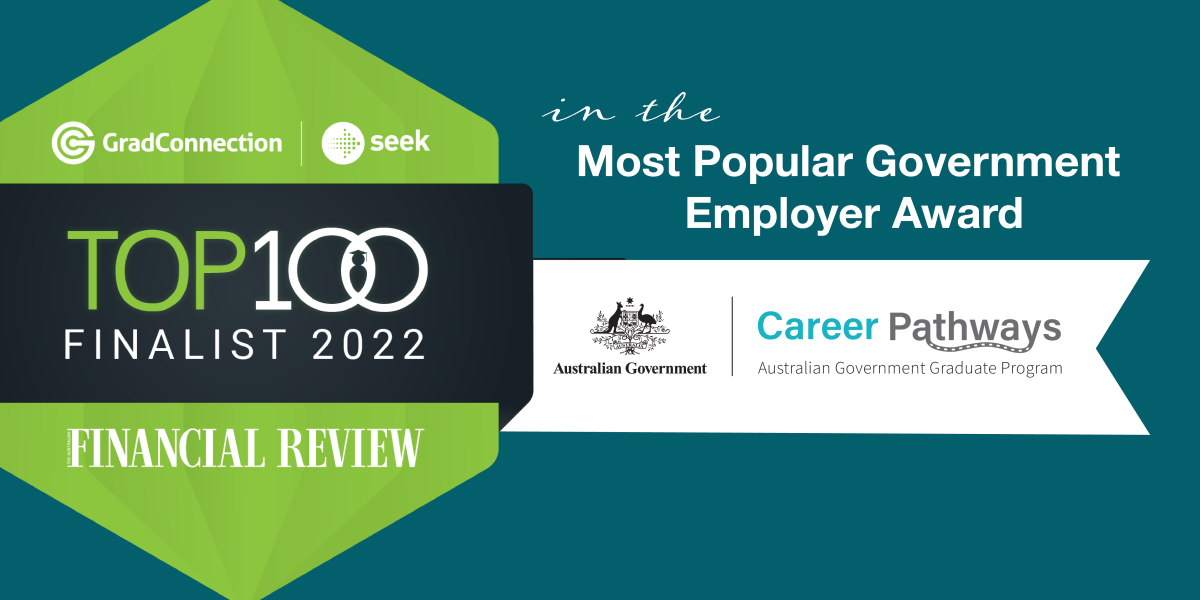 Top100 Award for AGGP GradConnection | Australian Public Service Commission